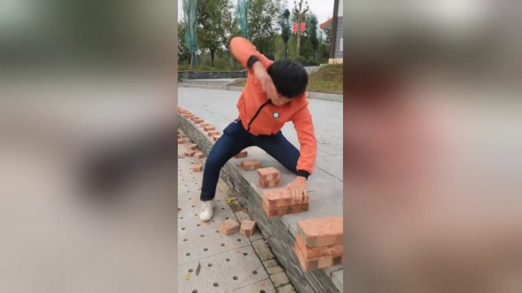 Kung fu master smashes his way through 50 bricks in 40 seconds ...
