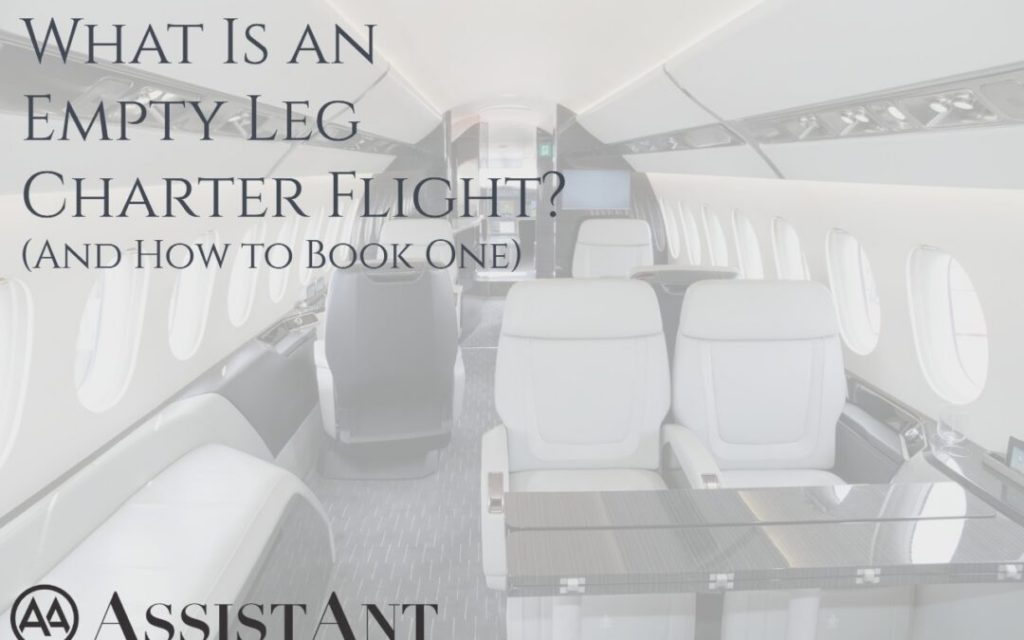 What Is an Empty Leg Charter Flight? (And How to Book One ...